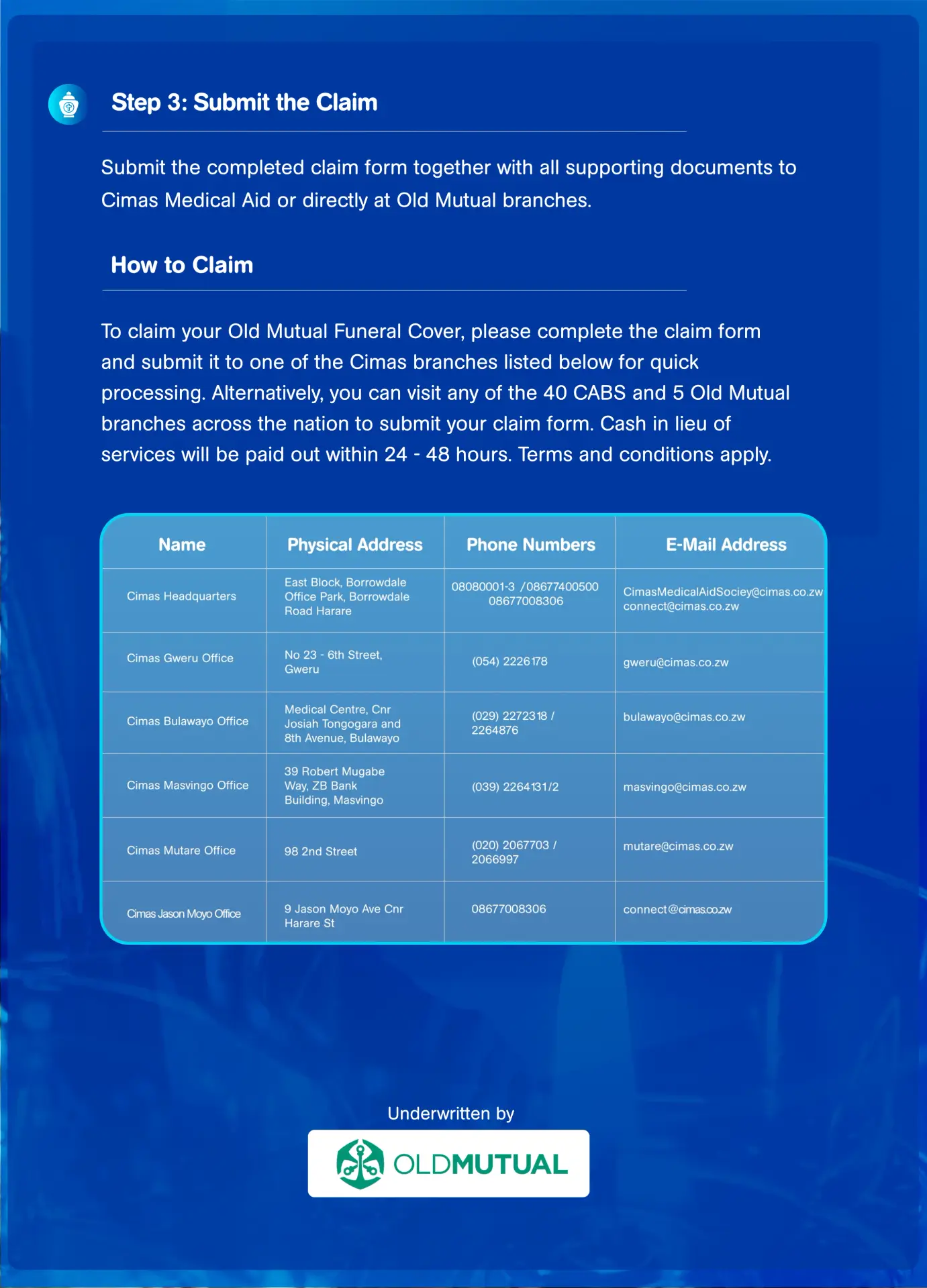 Cimas Funeral Benefit - Cimas Health Group